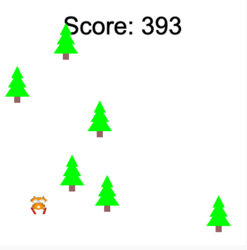 Skiing cat project example