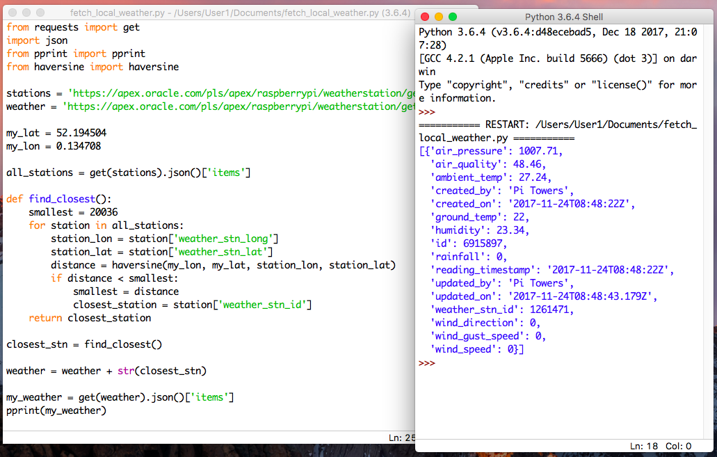 local weather in the shell
