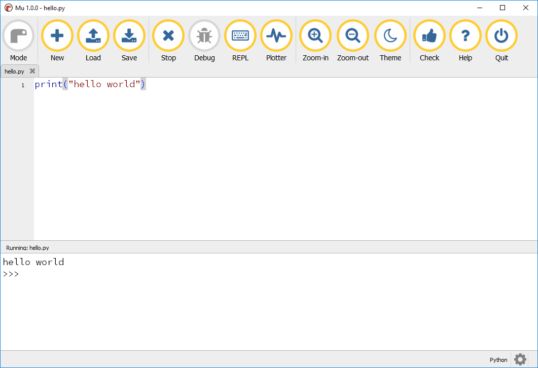 Getting started with Mu