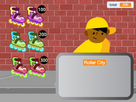 You will need to keep track of how much your customer is spending.