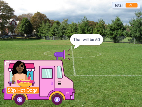 When they have finished choosing items, the customer will click on the ...