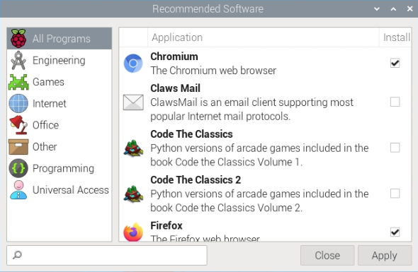 recommended software