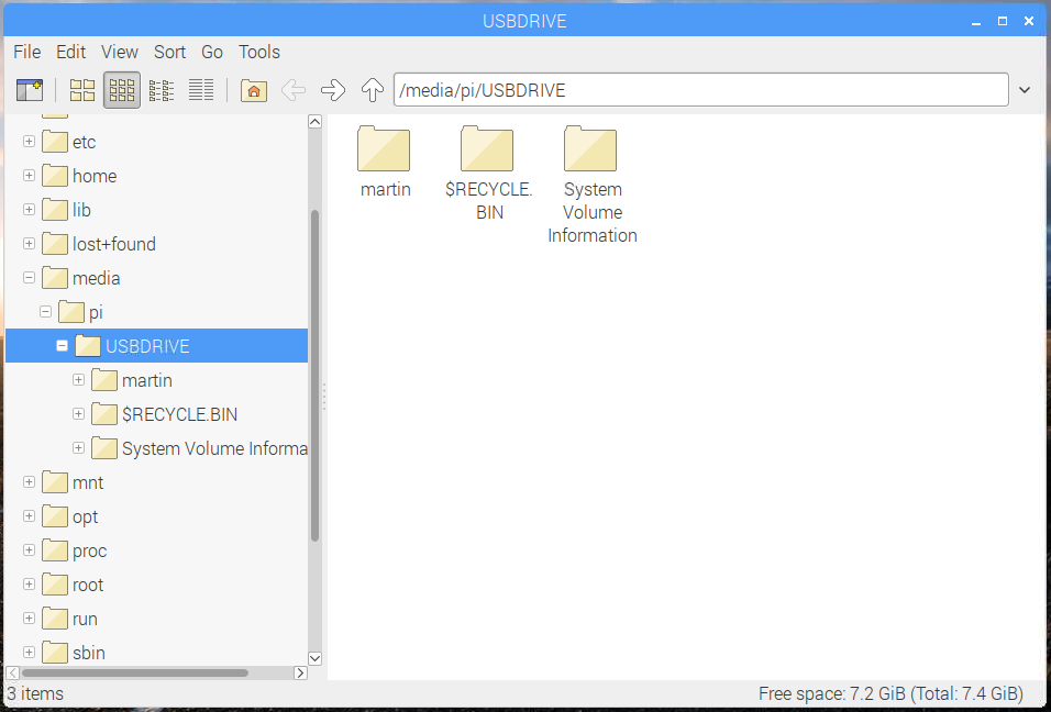 usb stick file manager