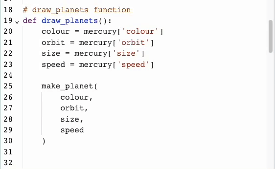 Code being copied and changed as described.